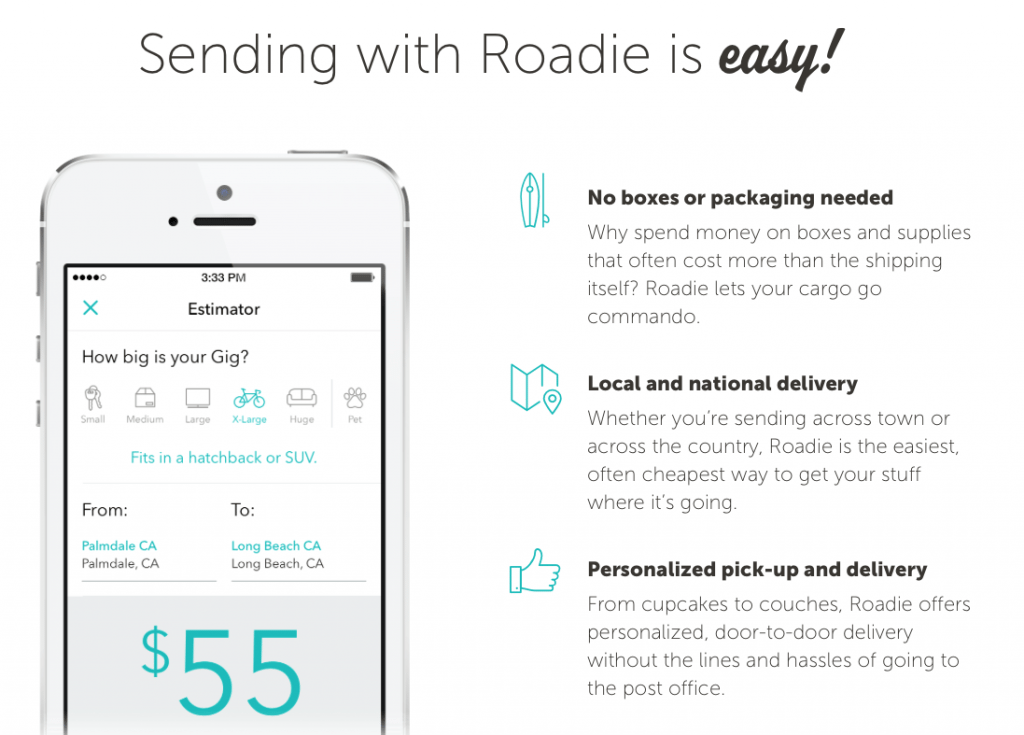 Roadie Delivery Network $10 Free Referral Credits