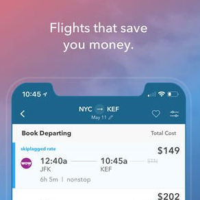 Skiplagged Travel Rewards: $10 Free Credit + $25 for Bookings / Referrals