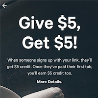 Rooam - Contactless Restaurant Payments: $5 Credit + $5 Referrals