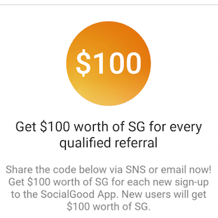 SocialGood - Crypto Back Shopping: $200 Bonus + $200 Referrals