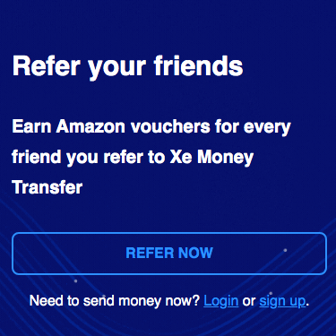 XE Money Transfer: $50 Bonus + $50 Referrals