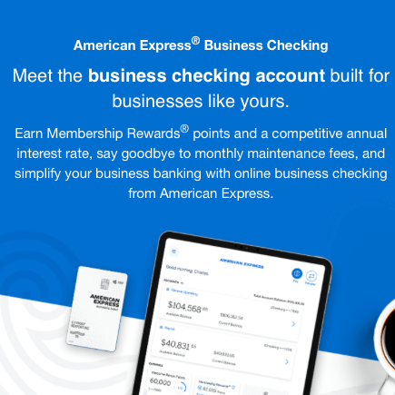 American Express Business Checking Account 50,000 MR Points