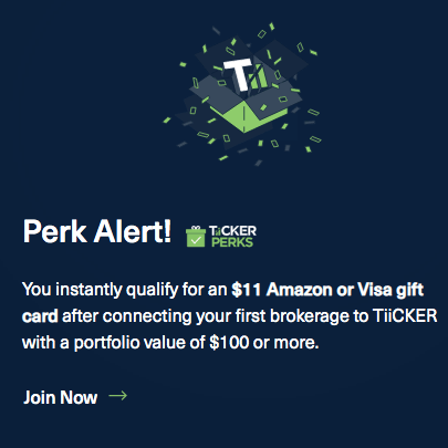 TiiCKER - Stock Shareholder Perks: Free $11 Amazon Gift Card