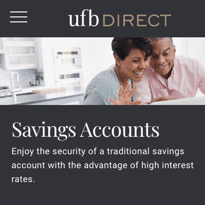 UFB Direct Savings Account $100 Visa Gift Card Bonus