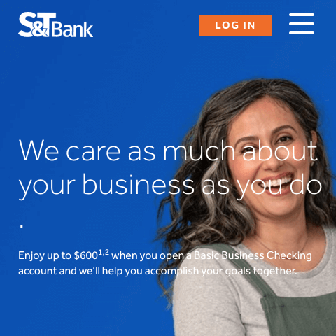 S&T Bank: $600 Basic Business Checking Offer (OH, PA)