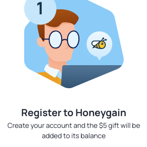 Honeygain: $5 Sign-Up Bonus and Referral Credits