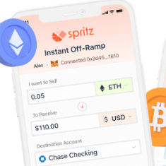 Spritz Finance - Off-Ramp Crypto: $25 Bonus + $25 Referrals