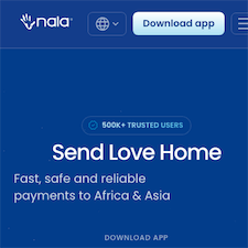 NALA App - Africa & Asia Remittance: $5 Bonus & $10 Referrals